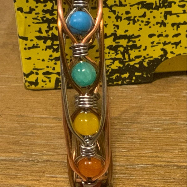 Copper Chakra Bracelet - Etsy