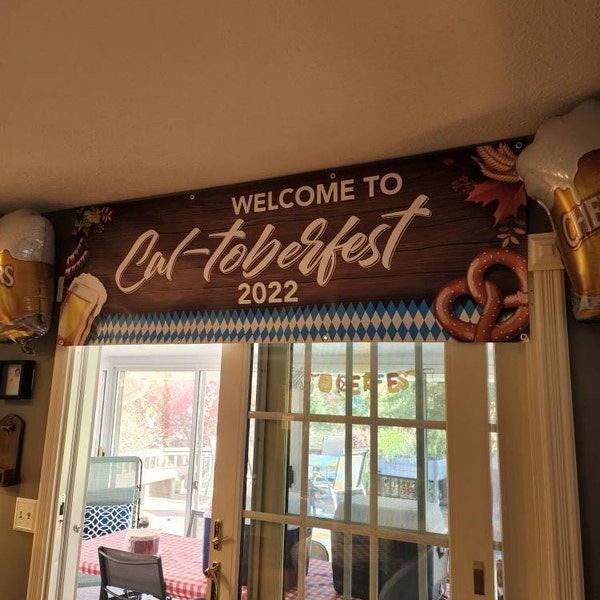 Custom Oktoberfest Vinyl Banner - Etsy
