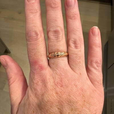 14K Solid Gold Airplane Ring, Aviation Gifts, Plane Gold Ring, Female ...