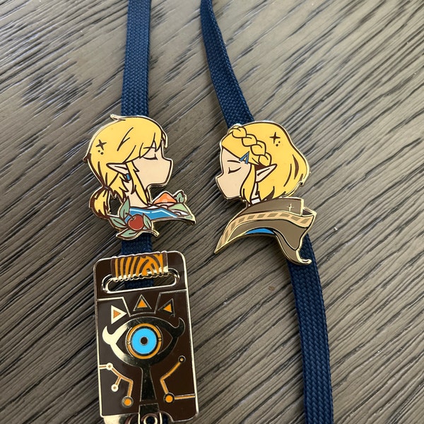 Botw Link & Zelda Hard Enamel Pin - Loz Pins - Pin Collection - Etsy