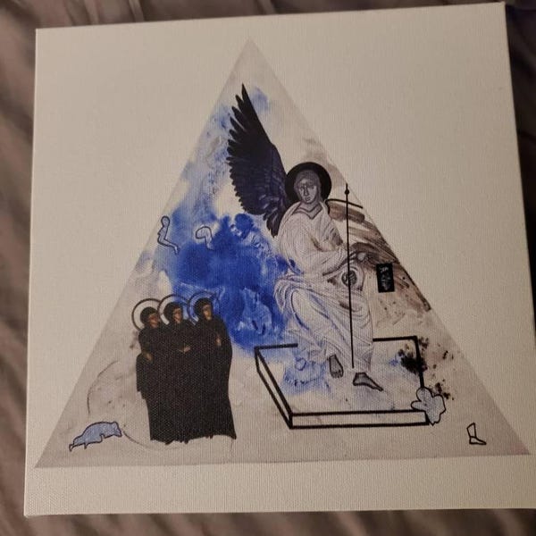 Icon of Saint Guardian Archangel Michael – Modern Religious Art Print ...