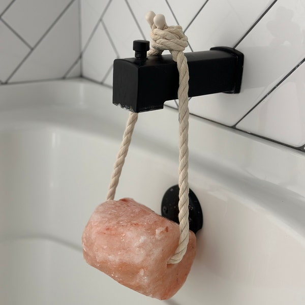 Shower Salt Rock 100% Natural Pink Himalayan Salt Rock Shower Steamer ...