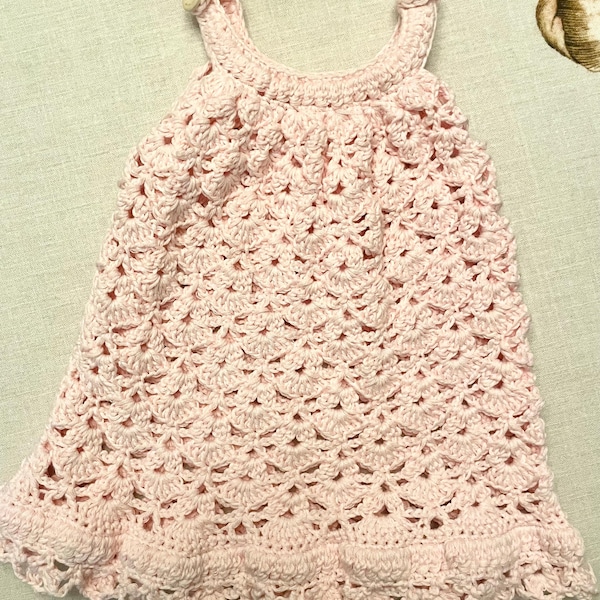 Crochet Dress PATTERN - Chantilly Lace Sundress (sizes up to 10 Years ...