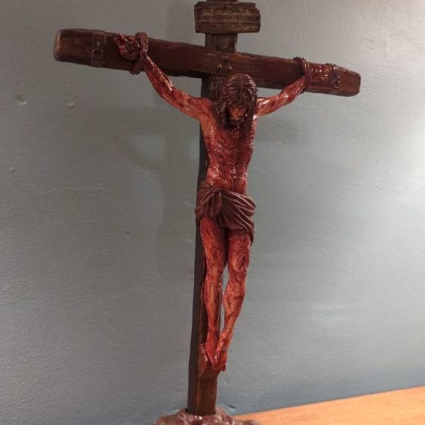 The Passion of The,realistic Christ, Crucifix, Jesus, Catholic Art, 3D ...
