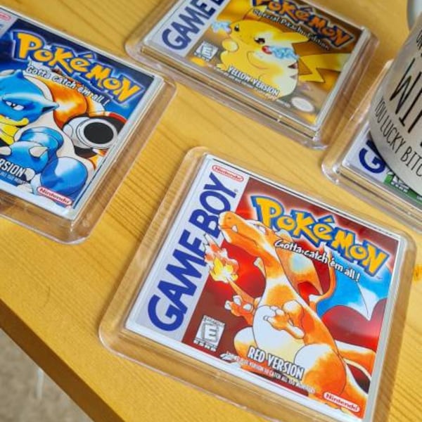 Coasters 4 X Retro Nintendo Super Mario Bros. Video Game Front and Back ...