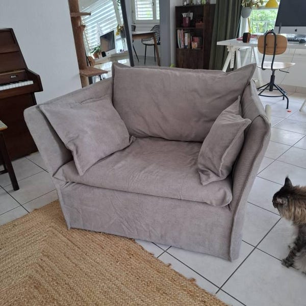 Strandmon Cover, Ikea Strandmon Wing Chair Cover, Strandmon Slipcover ...