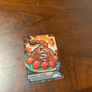 Bloodforged Battle-axe Token Custom MTG Magic the Gathering | Etsy