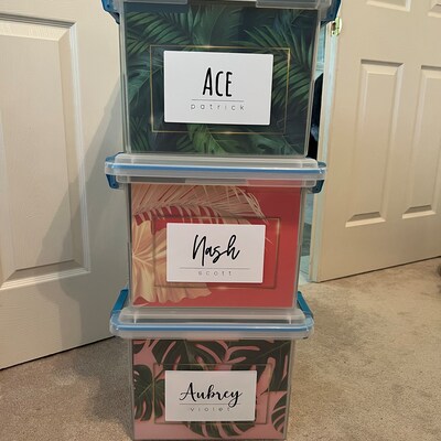 Kids Milestone Tote Kit DIY Memory Box Kit School File Box - Etsy