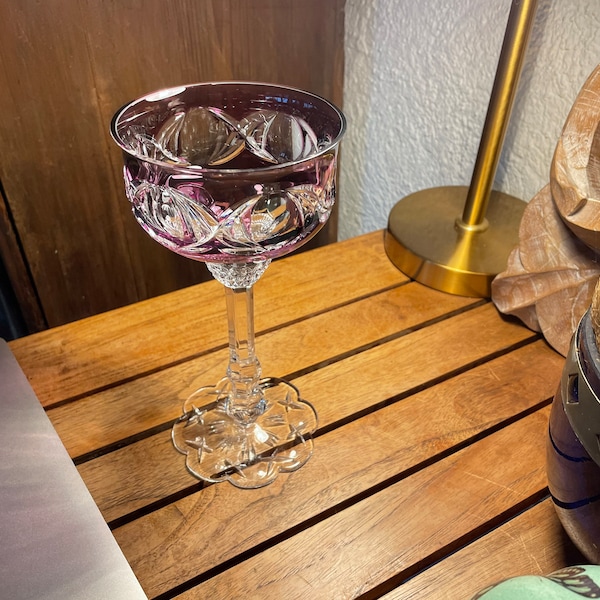 Rosenthal Studio Line SPLIT Pattern Wine Glass Goblet 24% Lead Crystal ...