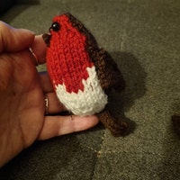 Knitted Robin Pattern: English PDF Download - Etsy UK
