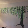 Weeping Willow Wall Decals, Hanging Vines Willow Leaf Wall Decals ...