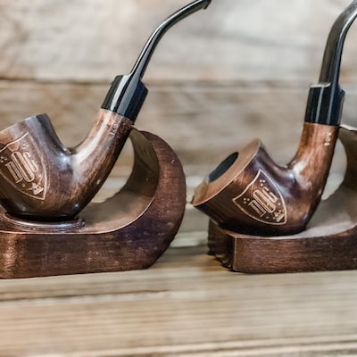 Personalised Tobacco Pipe Custom Engraved Smoking Pipe Best Man Gift ...