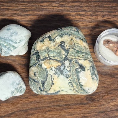 African Queen Picture Jasper Specimen Cut Face and Natural Back - Etsy