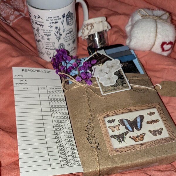 Personalized Blind Book Box, Personalized Book Gift Box, Blind Date ...