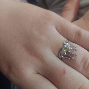 Purple Sun Ring, Princess Crown Ring, Princess Jewelry, Princess Crown ...