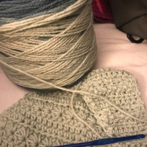 Snow Drops Mod Scarf Crochet PATTERN DOWNLOAD - Etsy