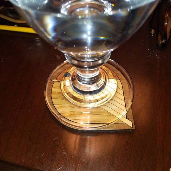 Wood Inlay Birds Coaster Set of 4 Chickadees. Animal Coasters Home ...