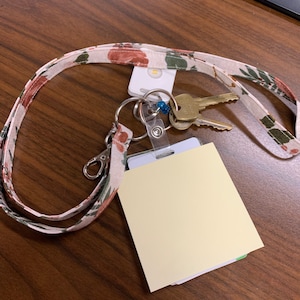 Fall Fabric Lanyards Fall Lanyards Floral Harvest Lanyard Pumpkin Spice ...