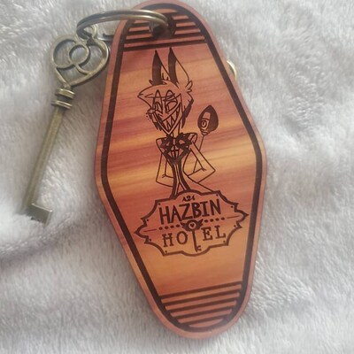 Vintage Style Hazbin Hotel Keychains - Etsy