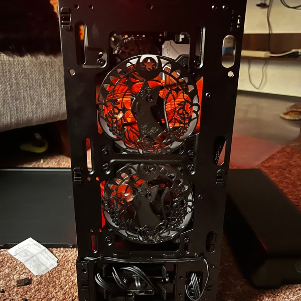Fan Shroud | Night Cat | Shroud/cover/grill for 120mm and 140mm ...