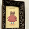 Funny Gift / I Feel Pretty Toad Wall Art / Cheeky Humor Art Print ...