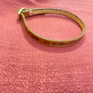 Compass Rose Leather Snap Cuff with Engraved Metal Plate | Etsy