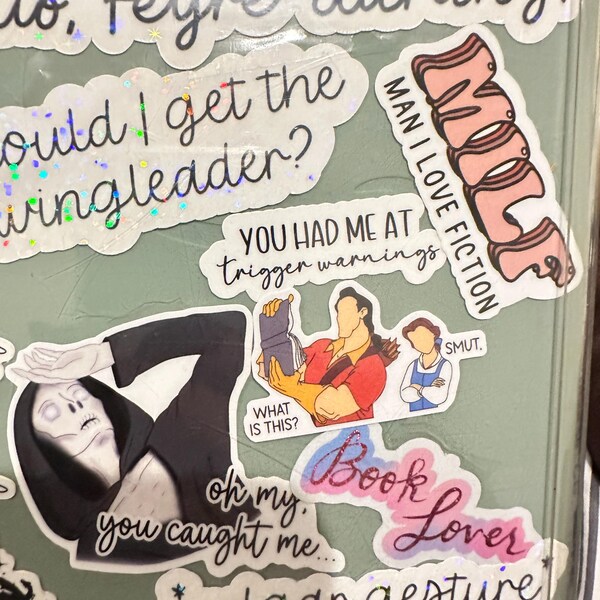 Belle Bookworm Smut Sticker - Beauty and the Beast, Booktok, Spicy ...