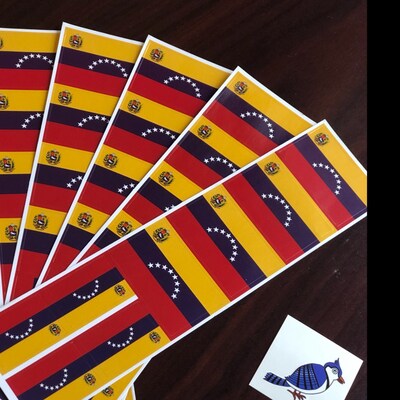 40 Removable Stickers: Venezuela Flag, Party Favors, Decals - Etsy