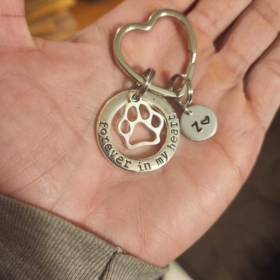 EYE CHART & GLASSES Keychain Personalized With Initial Charm ...