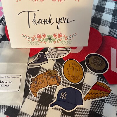 Camp Half-blood and Camp Jupiter Sticker Set Percy Jackson and the ...