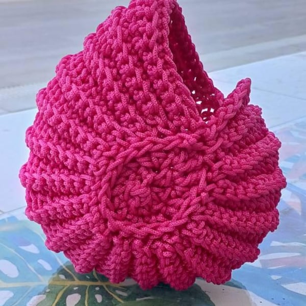 Crochet Sea Shell Pouch Pattern Crochet Seashell Bag Nautilus Purse for ...