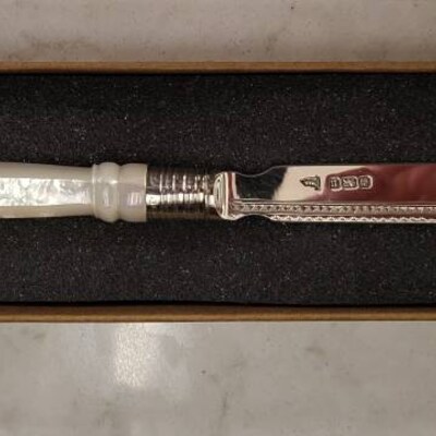 Double Edge Razor Set Vintage Horn Handle New Merkur Head Nickel Finish ...