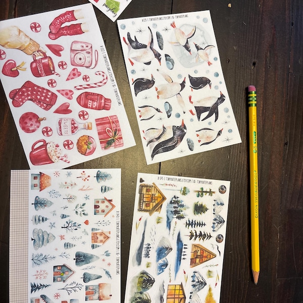 Blank Calendar Planner Stickers, Calendar Planner Stickers, Monthly ...