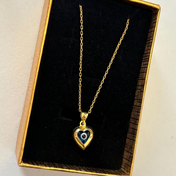 Heart Diamond Necklace, Pave Diamonds Necklace Elongated Friendship ...