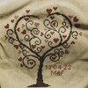 Wedding Cross Stitch Pattern, Love Tree, Diy Customizable, Modern ...