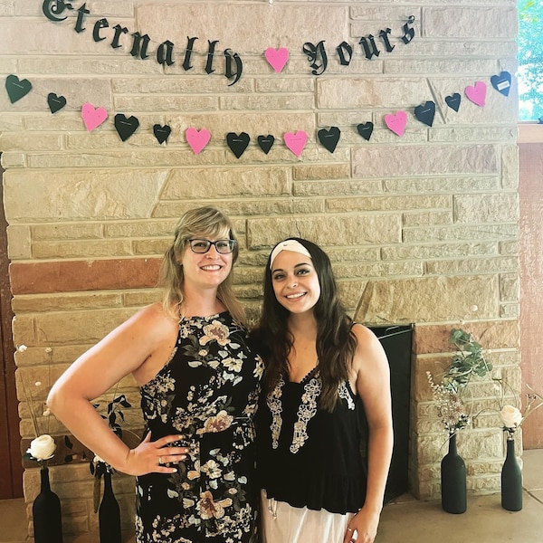 Eternally Yours Banner ∙ Wedding Banner∙ Gothic Letters / Goth Sign ∙ ...