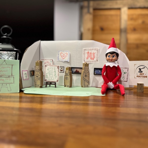 Elf Kit 2024 24 Days of Elf Activities Elf Activity Kit Elf Props Elf ...