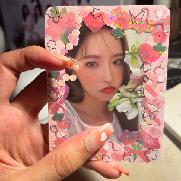 Decorated Toploaders, K-pop Deco, Kpop Photocard Toploader, Photocard ...
