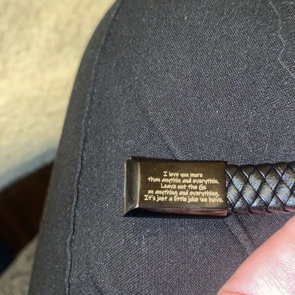 Custom Leather Belt for Dad, Father's Day Gift for Boyfriend, Unique ...