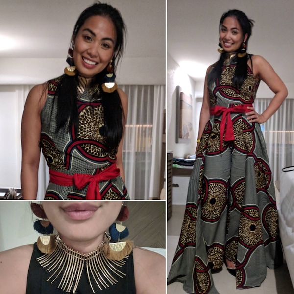African Dashiki Maxi Dress/hand Made African Women Clothing /african ...