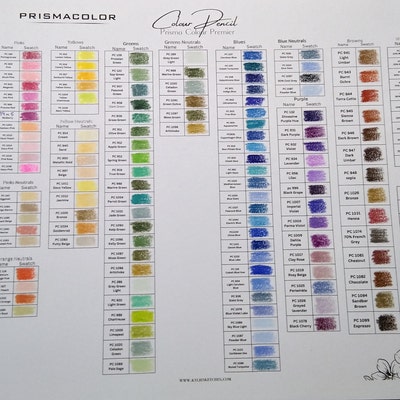 Polychromos Faber Castell Colour Pencil Swatch Single Sheet Color ...