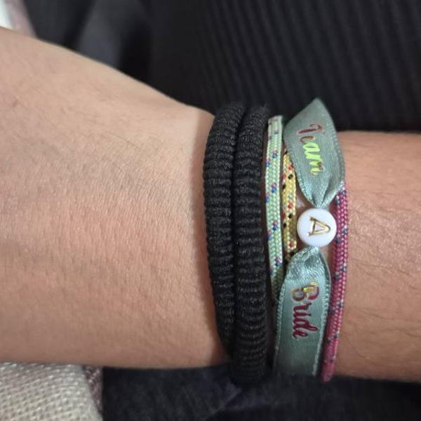Lot bracelet ruban EVJF - Etsy France