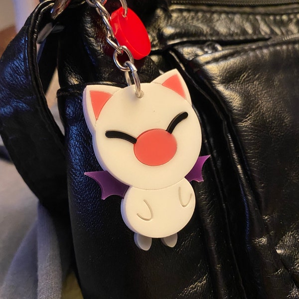 Final Fantasy Moogle Acrylic Keychain - Etsy