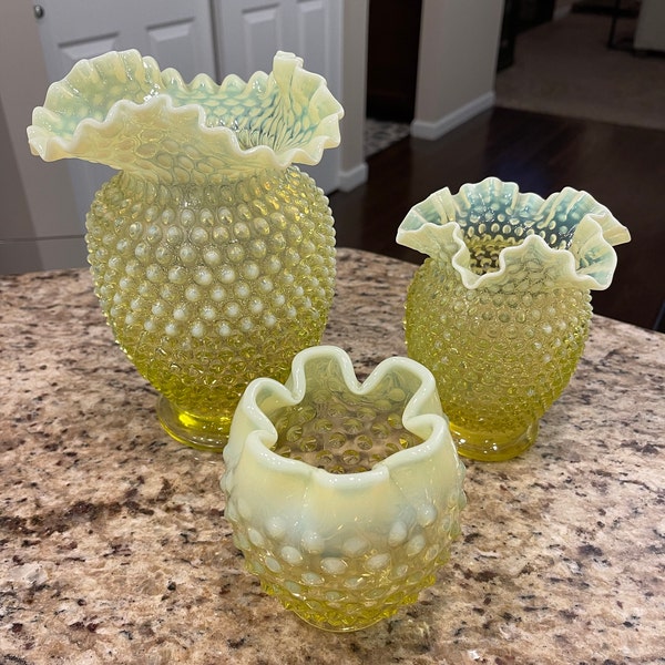 Pair Lucite Grape Clusters Vintage Decor Green and Yellow - Etsy