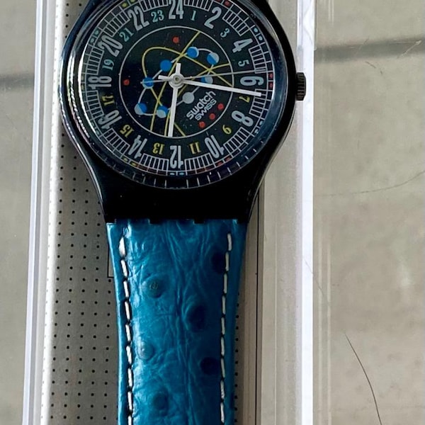 Vintage Swatch Gent GUARD TOO Large 34mm - Green Color - New and Unused ...