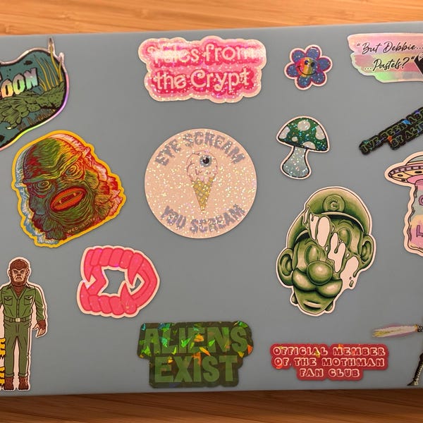 3D Creature Feature Sticker - Etsy