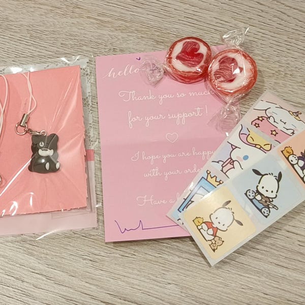 Kawaii Sakura Phone Charm Pastel Pink Cherry Blossom Keychain Kawaii ...