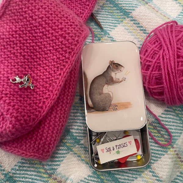 Magpie Tin SMALL, Notions Tin, Treasure Box, Jewellery Box 019 - Etsy