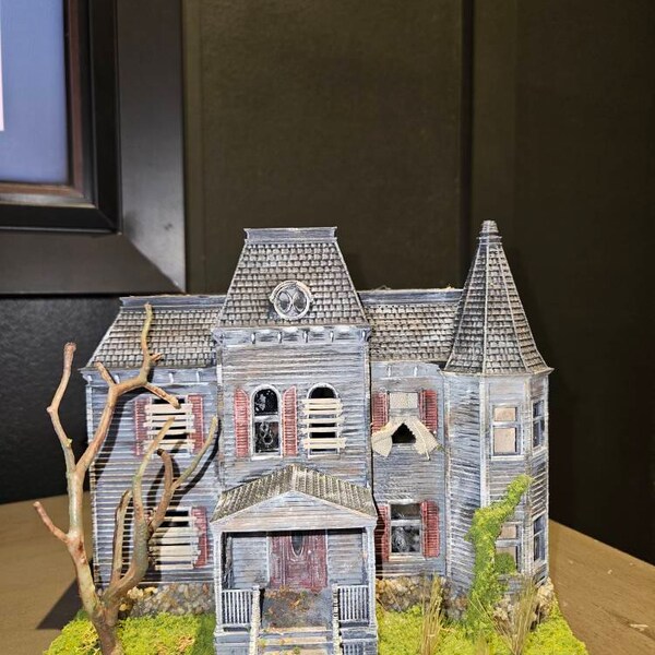 BATES MOTEL Diorama~haunted House~psycho~halloween~built Building~model ...