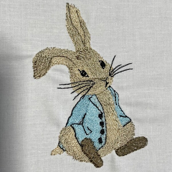 Peter Rabbit Machine Embroidery Design Size H3.84w2.77in - Etsy